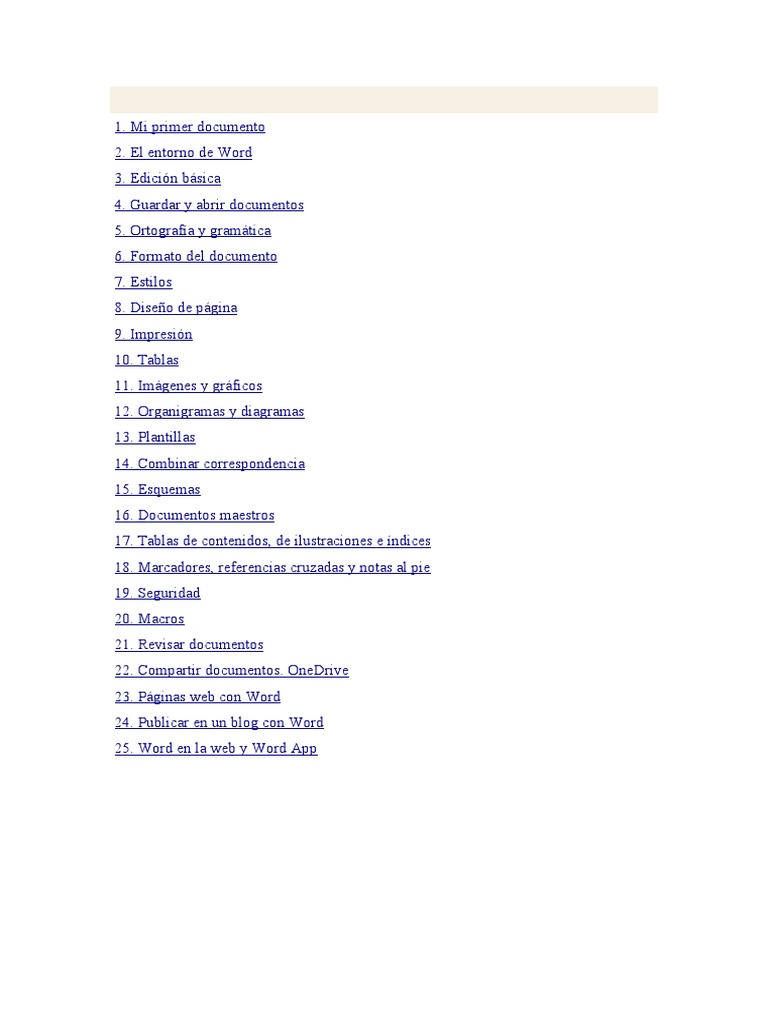 Primeros Pasos | PDF