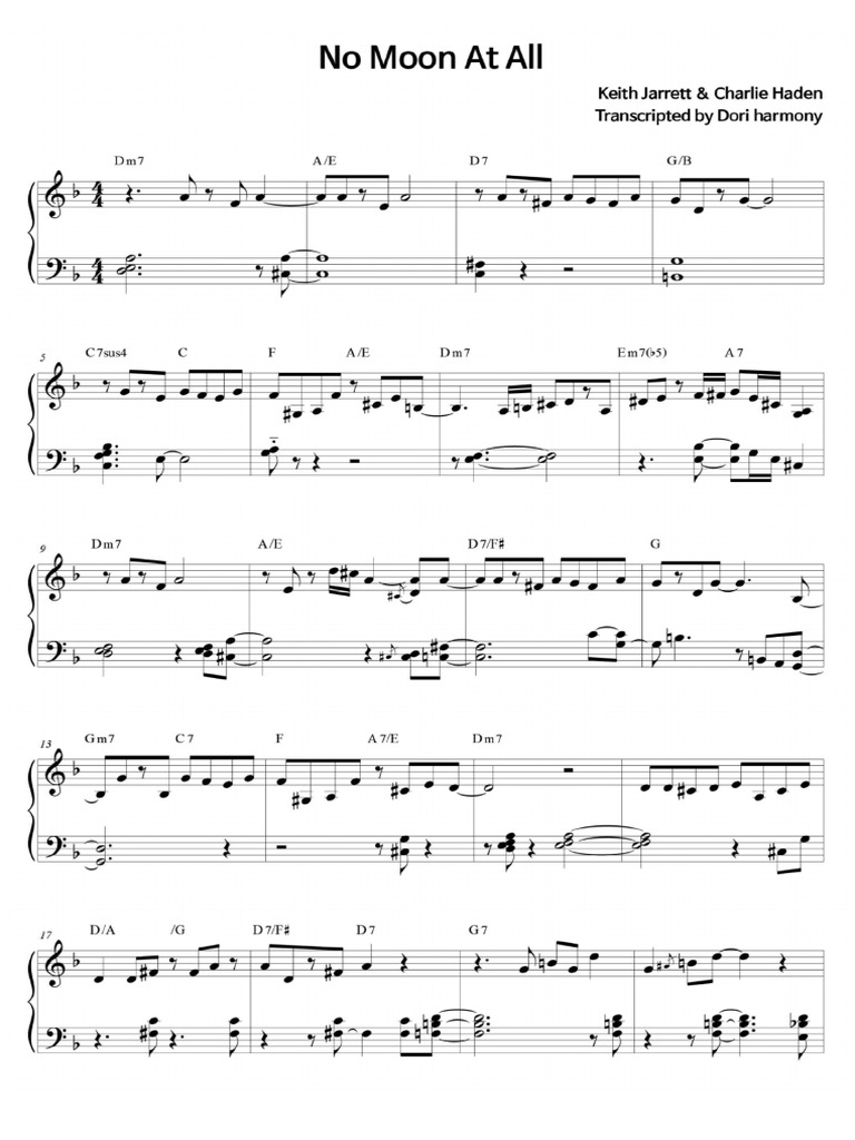 No Moon at All | PDF