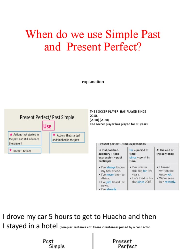 Clase 9 Explanation Peresent Perfect Simple Abril | PDF | Language Arts ...