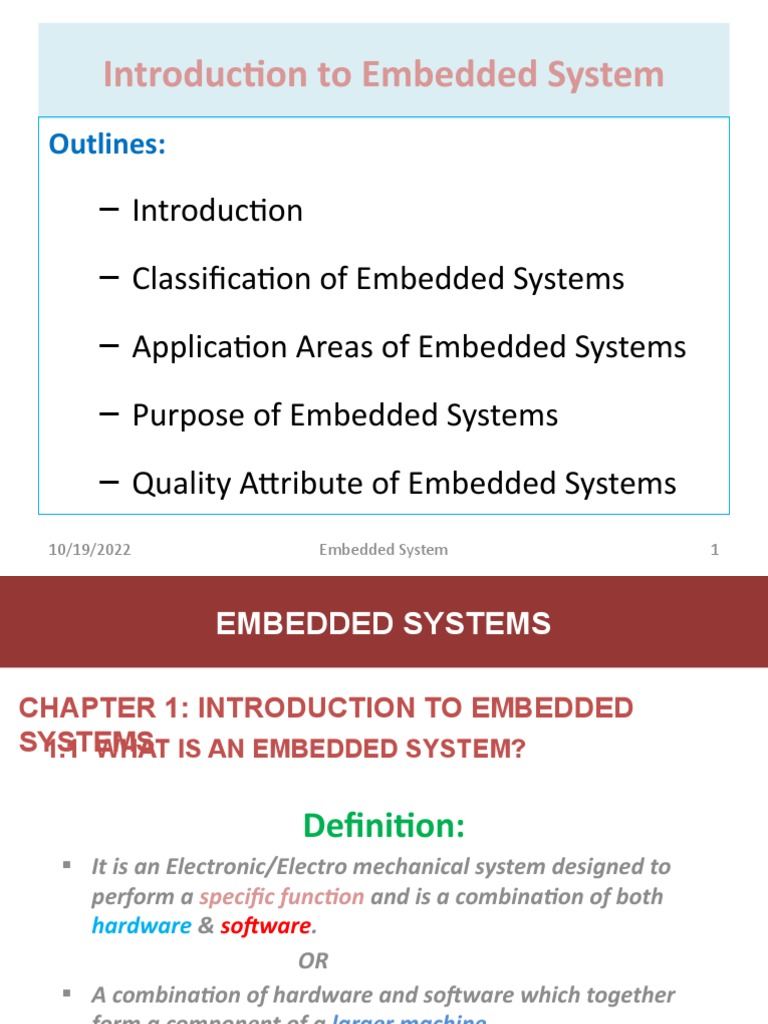 Embedded - Systems Lecture | PDF | Embedded System | Operating System