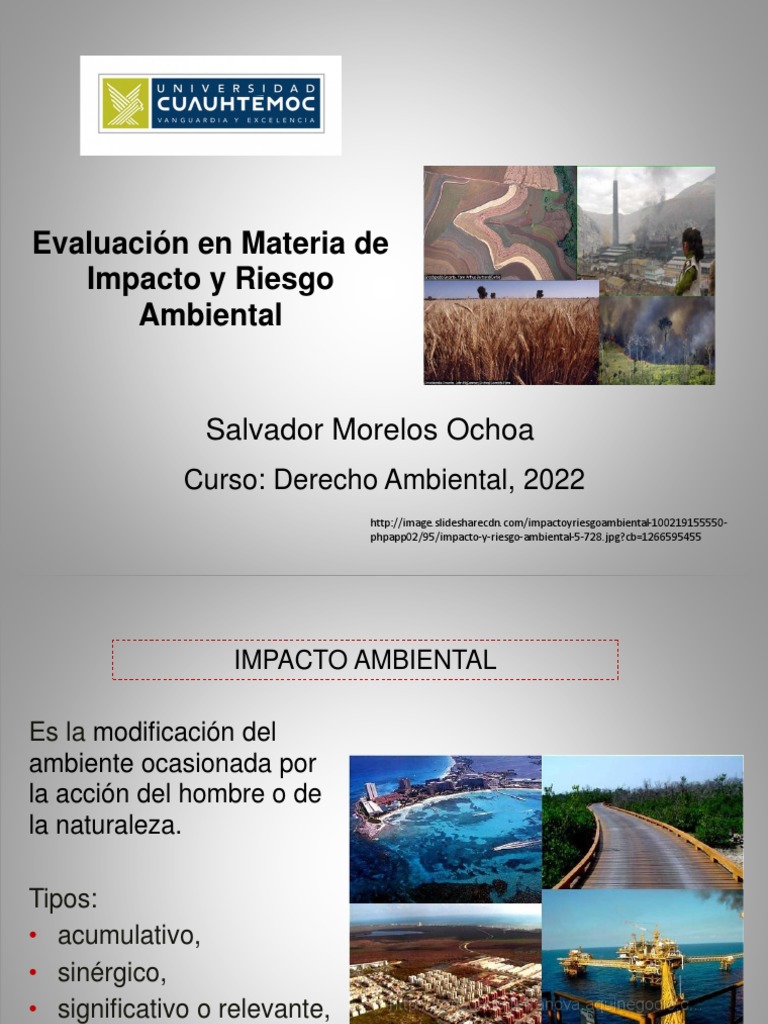 Evaluación de Impacto Ambiental Acumulativo | PDF | Evaluación de ...