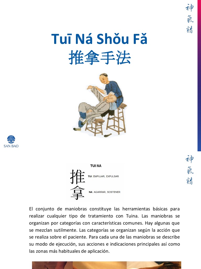 Maniobras Esenciales de Tuina | PDF | Mano | Fricción