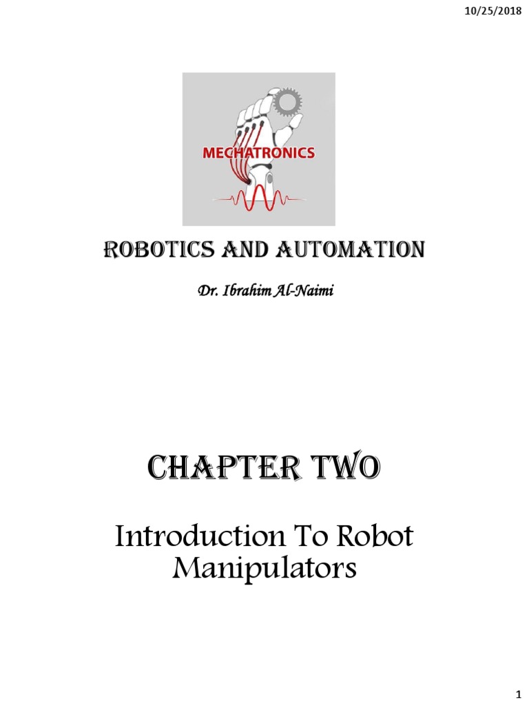 Robot Manipulators Overview | PDF | Kinematics | Force
