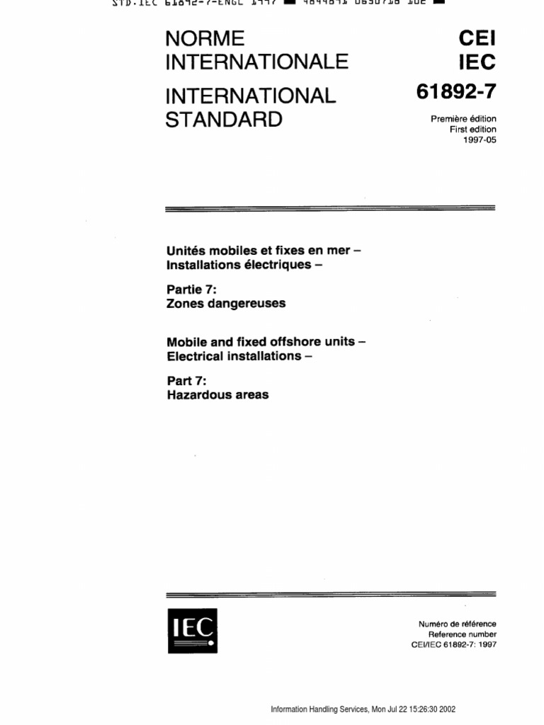 Iec 61892-7 | PDF
