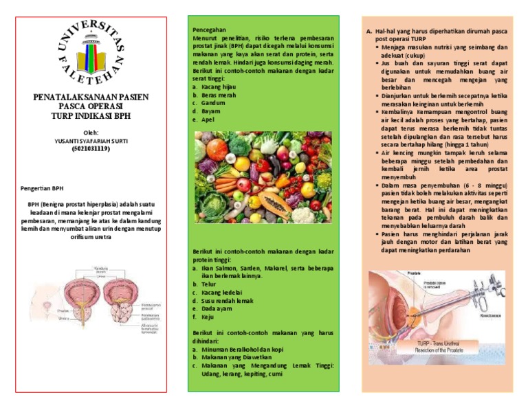 Edukasi Pasien Pasca Operasi TURP | PDF