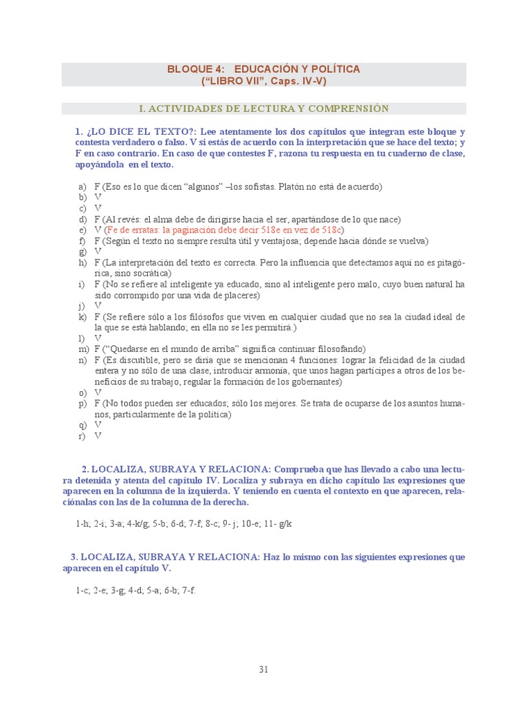 Actividades Resueltas Bloque Iv | PDF