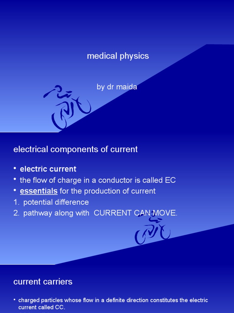 Medical Physics | PDF | Electrode | Electric Current