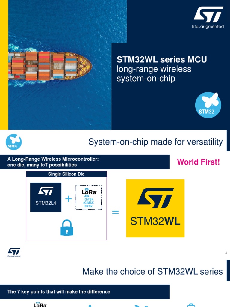 En Microcontrollers Stm32wl Series Product Overview Pdf Microcontroller System On A Chip 