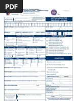 LTO Application and Evaluation Form | PDF | Traffic | Transport