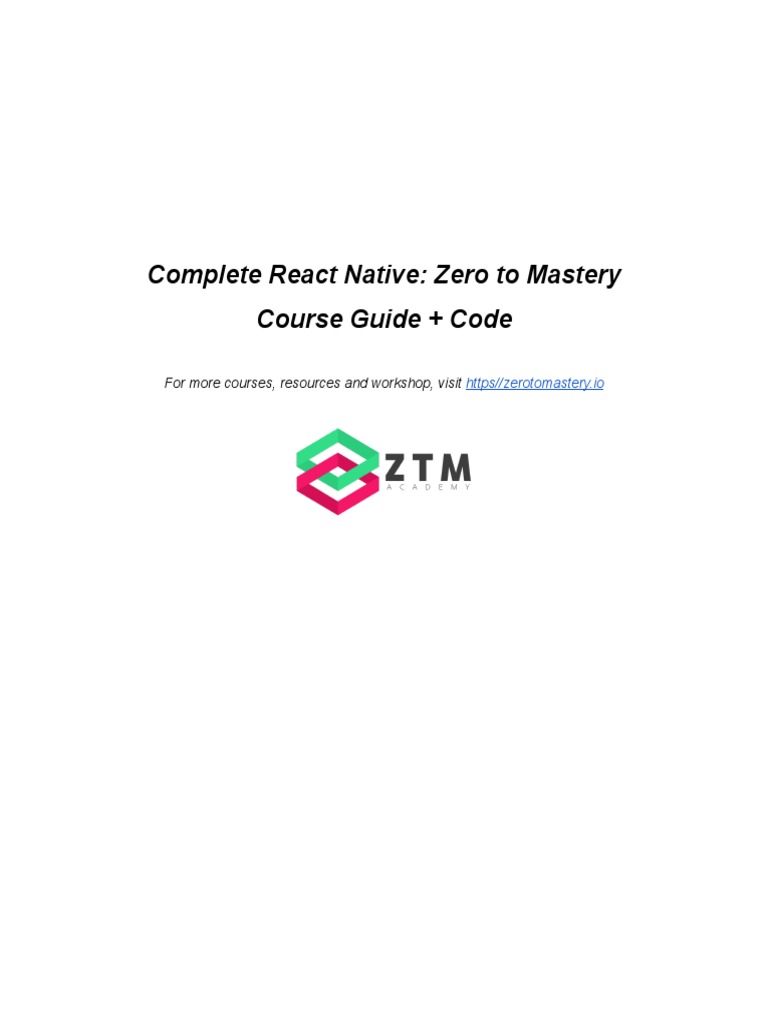 React Native Course Guide Code | PDF | Payments | Mobile App