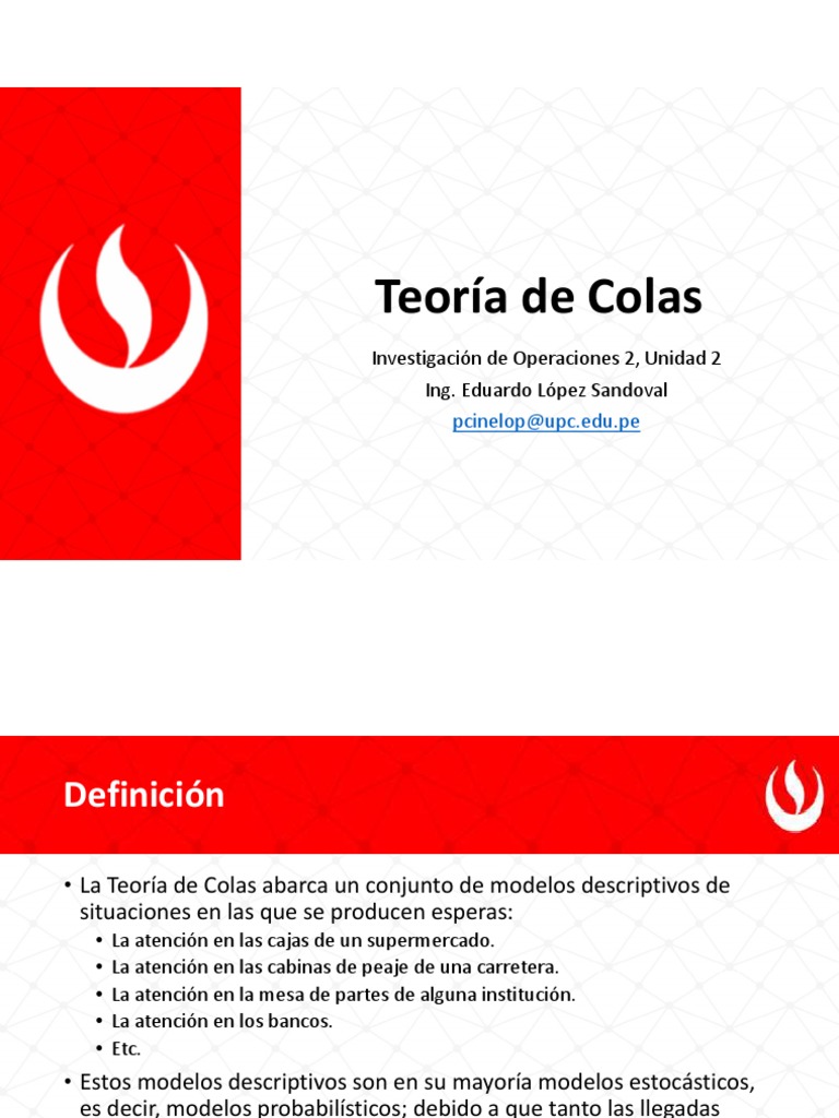 Teoría de Colas: Modelos y Aplicaciones | PDF | Matemáticas