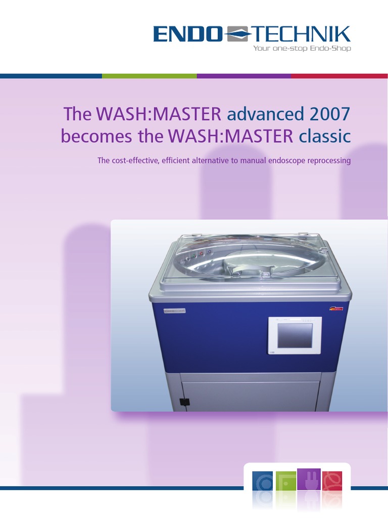WashMaster Classic EN | Download Free PDF | Endoscopy | Equipment