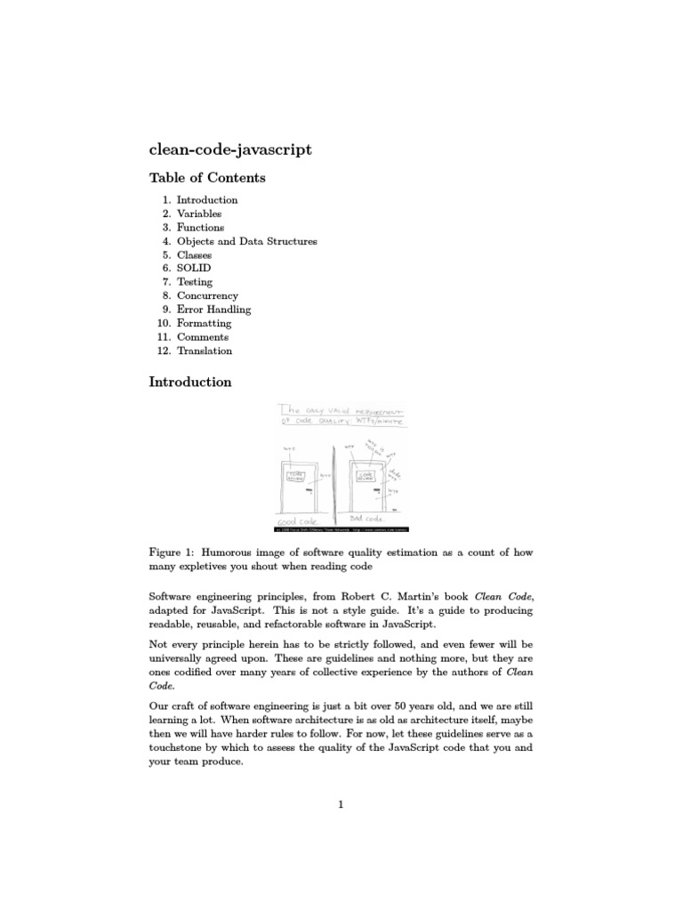 Clean Code Javascript Pdf Inheritance Object Oriented Programming Class Computer 