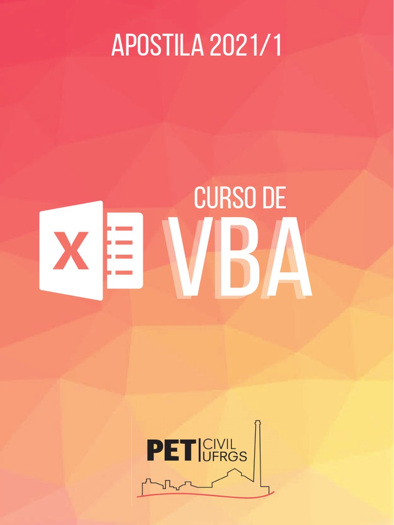 Apostila-VBA-2021.3 | PDF | Macro (Ciência da Computação) | Microsoft Excel