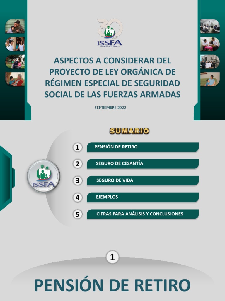 Aspectos Clave Ley ISSFAM 2024 | PDF | Pensión | Gobierno