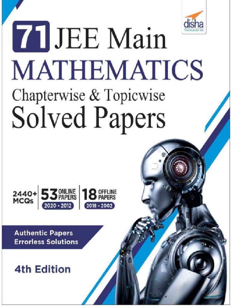 71 JEE Main Mathematics 2002 2020 Chapterwise Solved Papers@StudyAffinity | PDF | Set ...