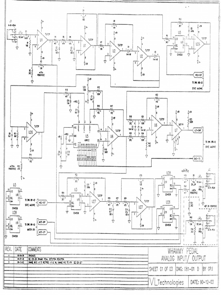 Digitech XP Series Schematics | PDF