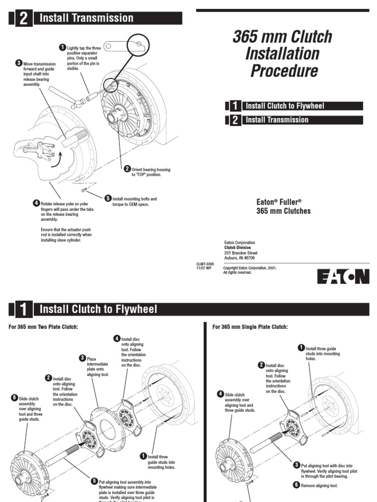 Hybrid Clutch Installation Guide | PDF | Clutch | Vehicle Technology