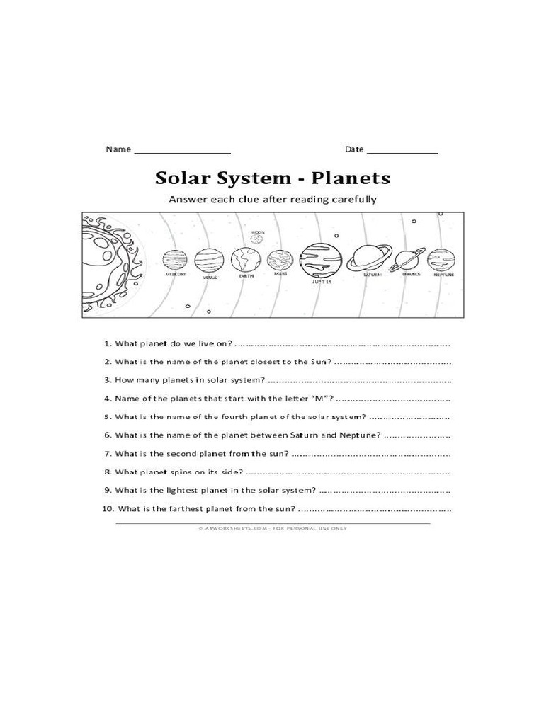 Universe 2nd Grade | PDF