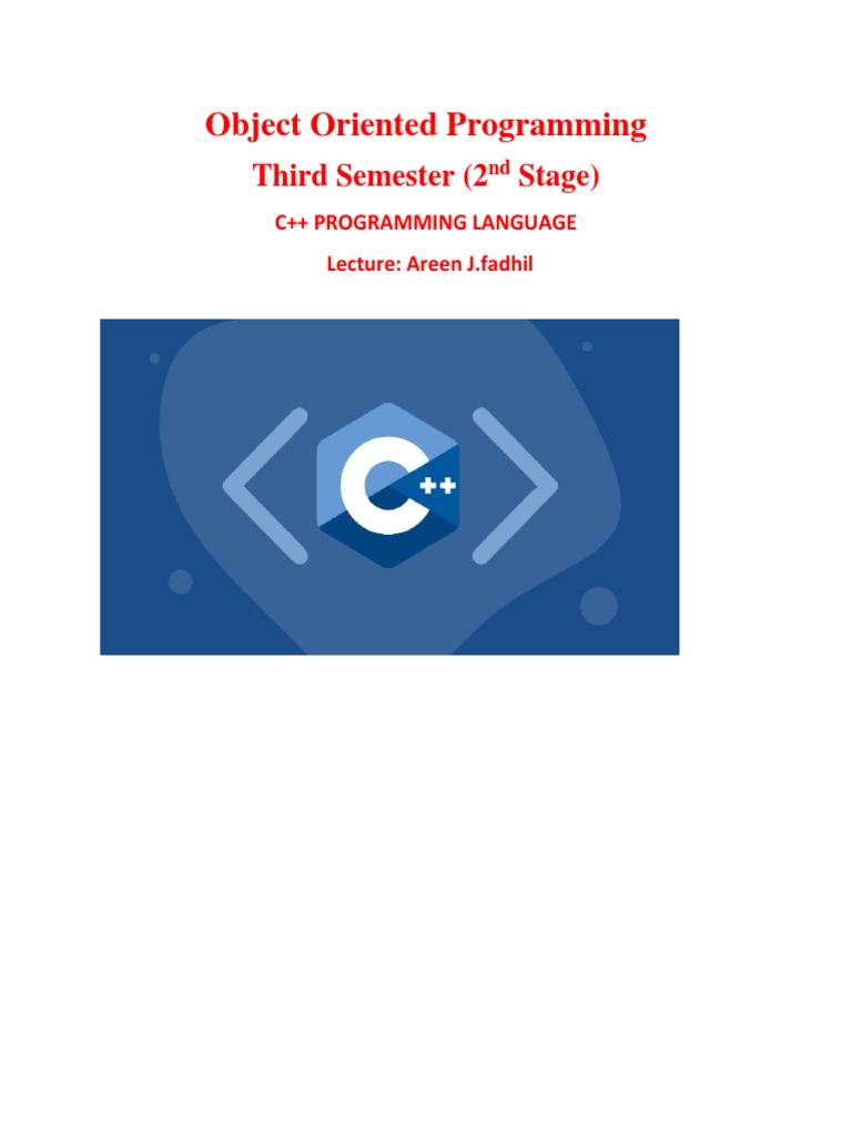 6 Lecture | PDF | Namespace | C++ 6 Lecture | PDF | Namespace | C++