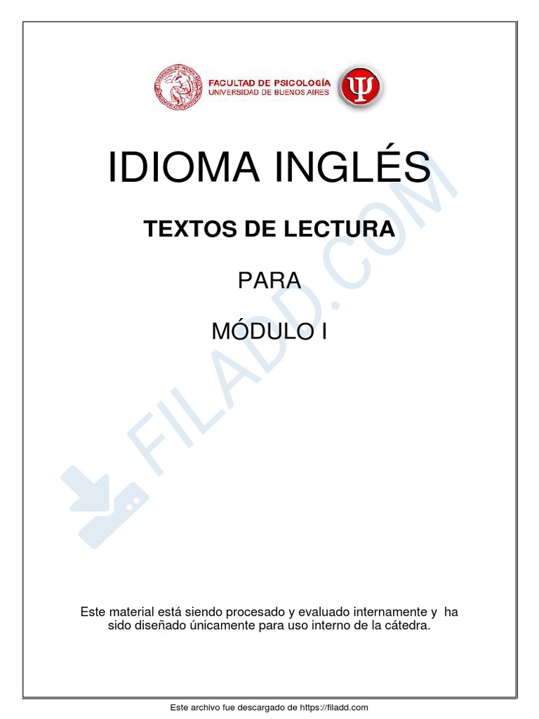 Ingles Modulo 1 | PDF | Autism Spectrum | Mental Disorder
