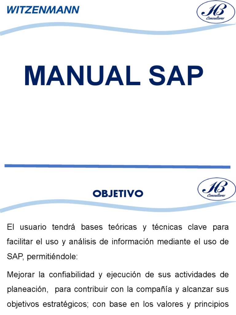 Manual Sap | Descargar gratis PDF | Planificación de recursos empresariales | Planificación