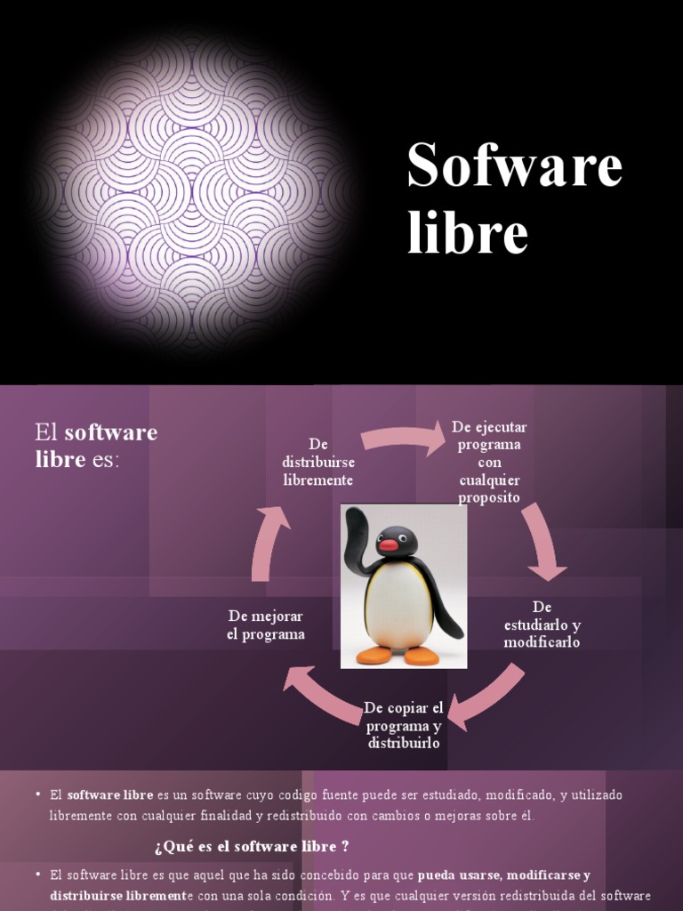Presentación Software Libre | PDF | Software libre | Obras intelectuales