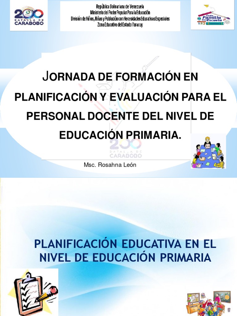 Planificacion y Evaluacion | PDF | Evaluación | Aprendizaje
