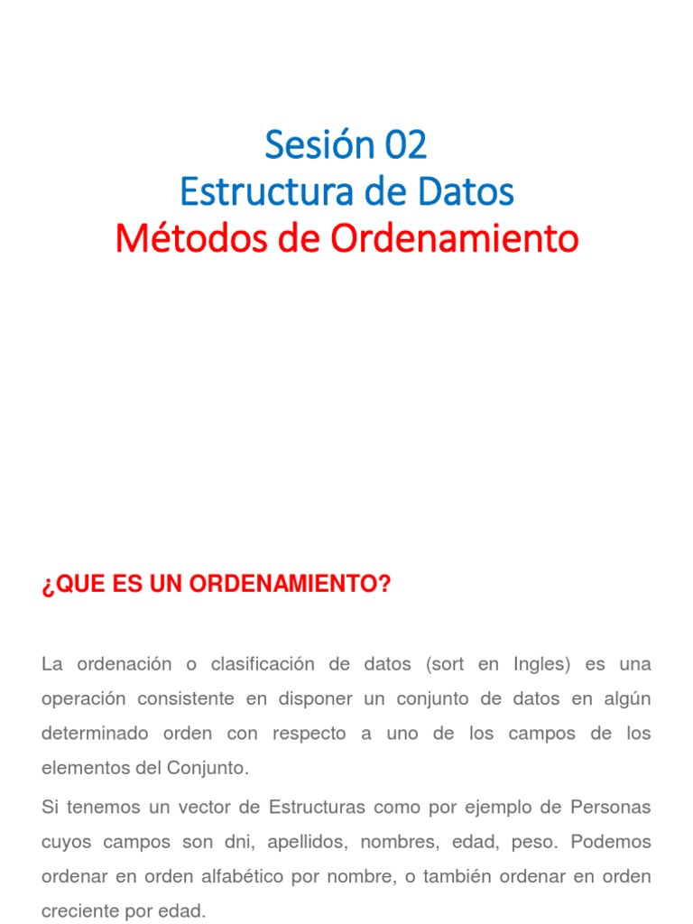 Sesion 02 - Estructuras de Datos | PDF | Estructura de datos de matriz | Informática teórica