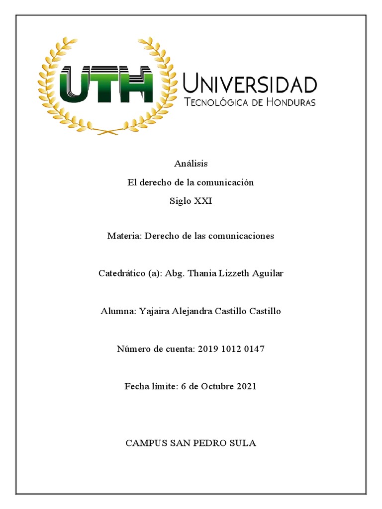 Tarea 1 - 1P | PDF | Comunicación | Libertad