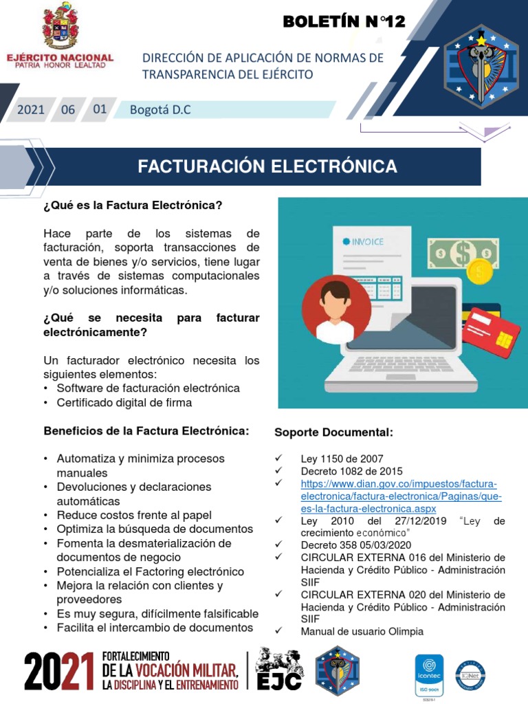 Boletin n12 Facturacion Electronica | PDF | Economias