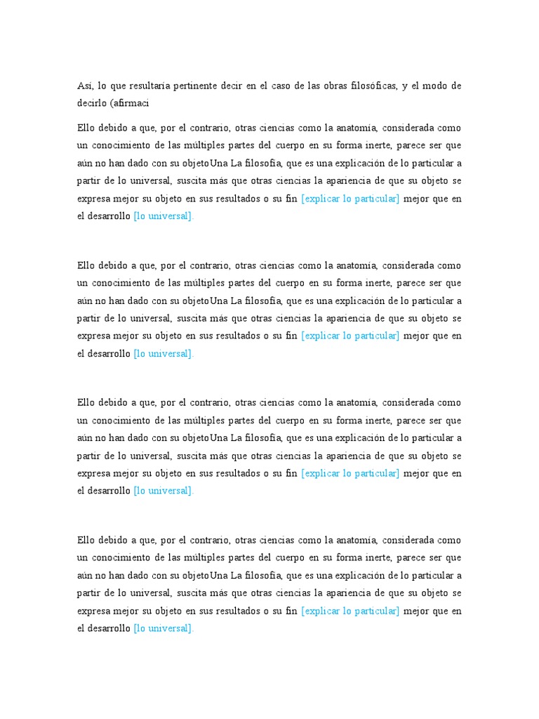 (Explicar Lo Particular) (Lo Universal) | PDF | Conocimiento ...