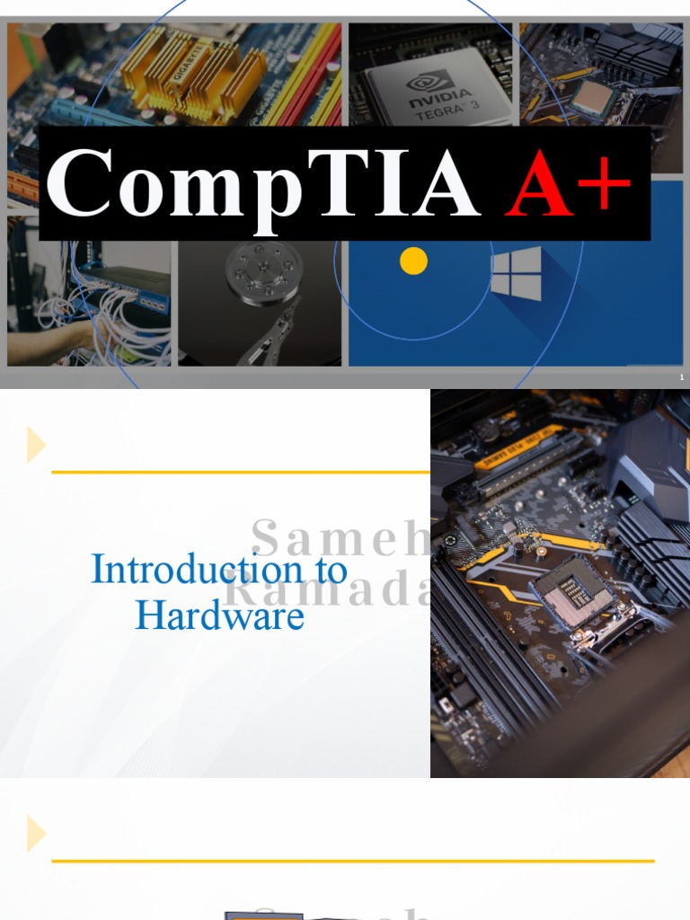 01 A Plus Intro To Hardware Pdf Computers