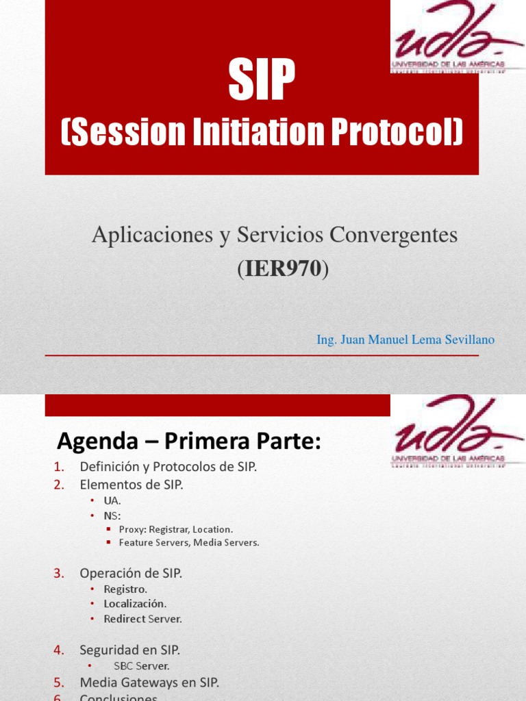 Protocolo SIP: Definición y Elementos | PDF | protocolo de Iniciacion ...