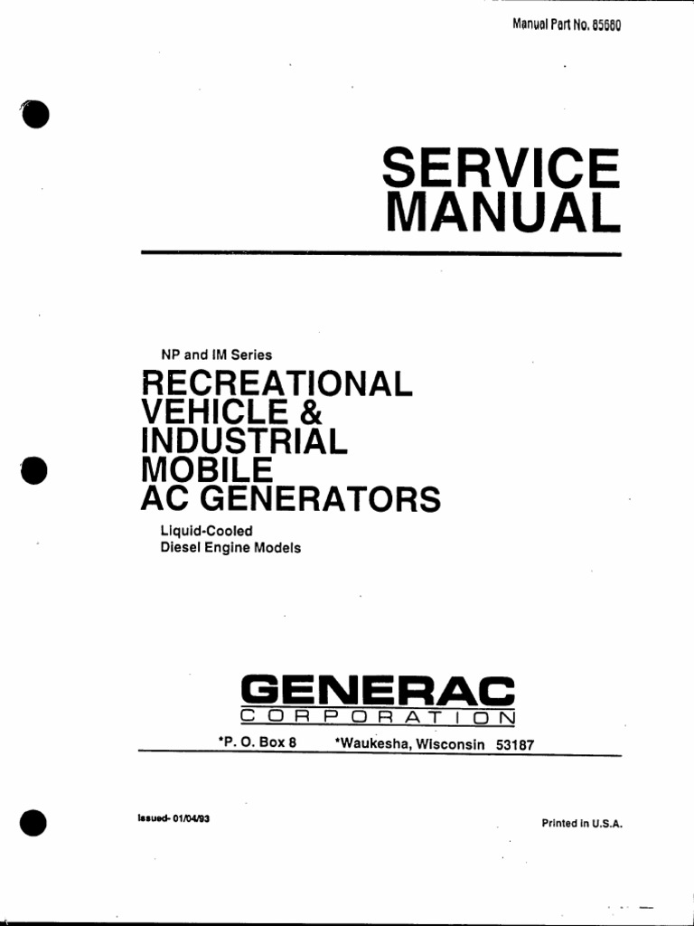 Manual Avr Generac | PDF