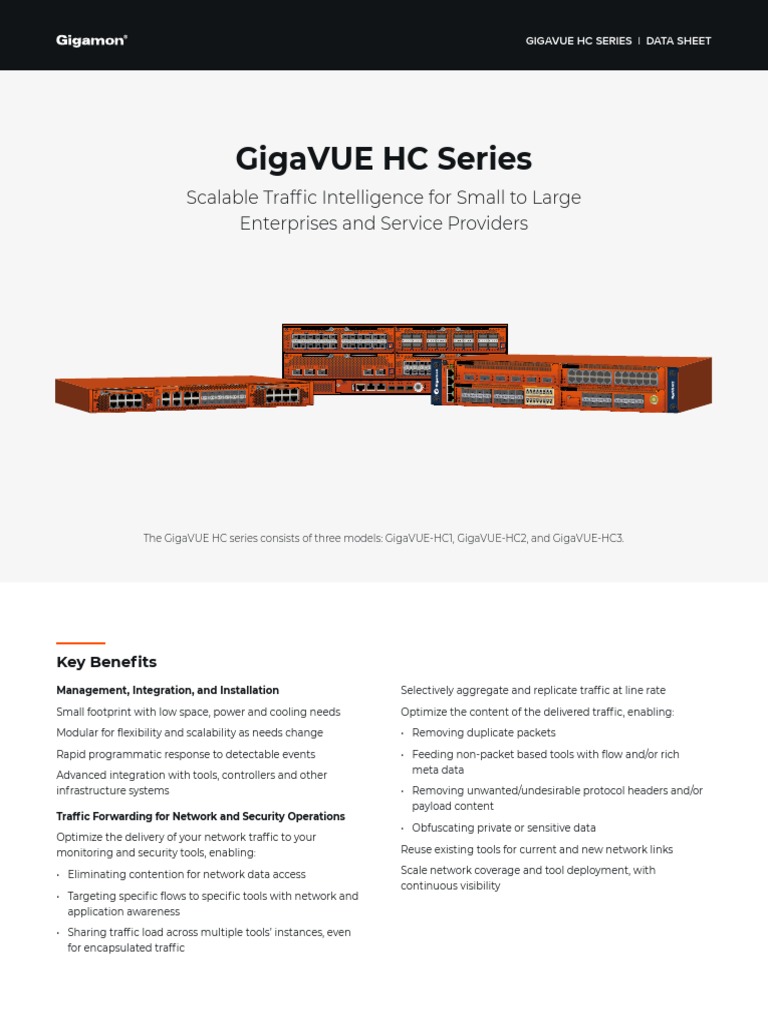 GigaVUE - HC Series | PDF