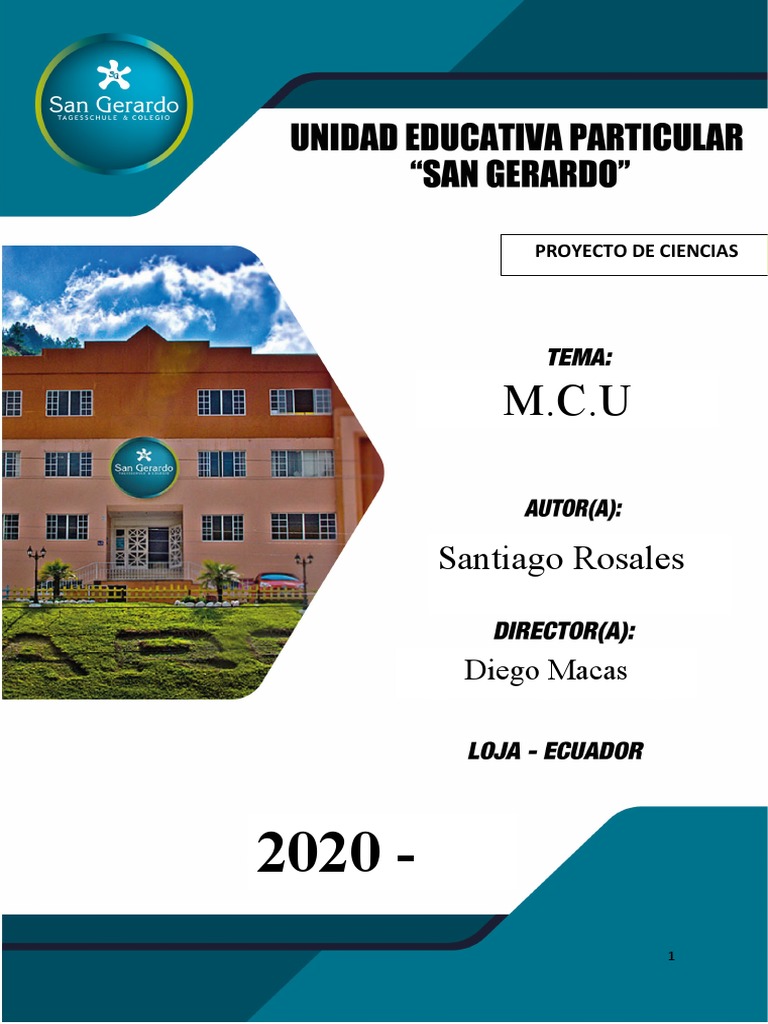 Proyecto Final - Mcu Investigación | PDF | Velocidad | Geometría