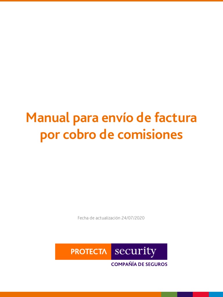 Manual para Cobro de Comisiones - Protecta Security | PDF | Factura ...