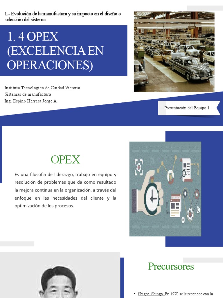OPEX: Claves de la Excelencia Operativa | PDF | Lean Manufacturing ...