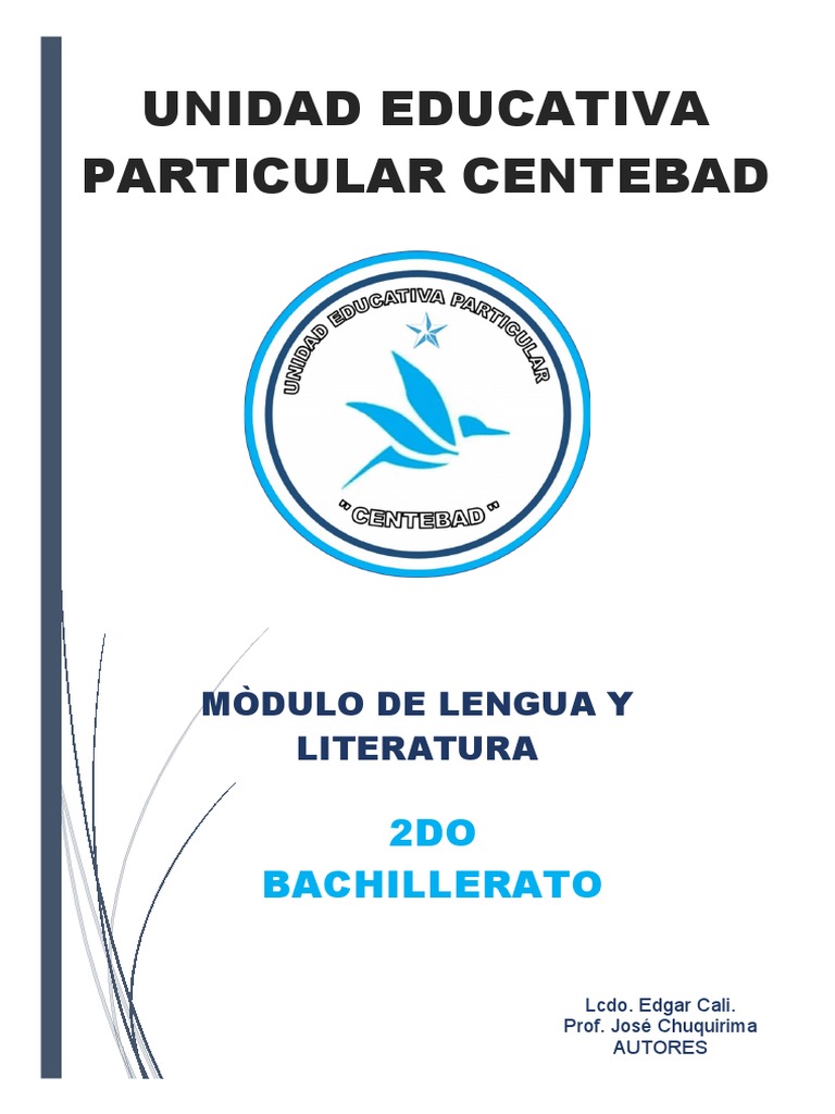 De Lengua y Literatura 2do Bgu | PDF | Ensayos | Verbo