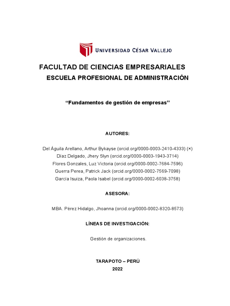 Arreglo Informe de Intro | PDF | Planificación | Business