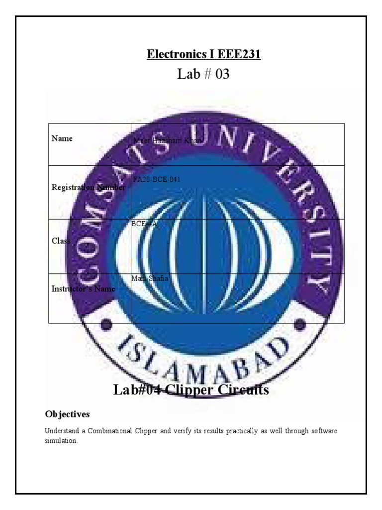 Electronics Lab 04 041 | PDF | Electrical Network | Rectifier