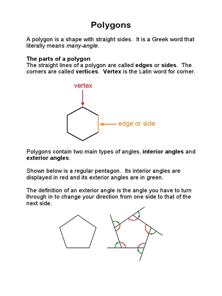 Polygons | PDF | Polygon | Triangle