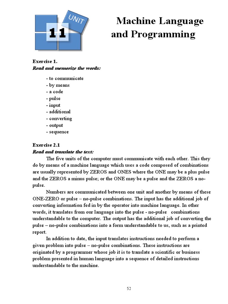 11 - Machine Language and Programming | PDF | Input/Output | Computer Programming