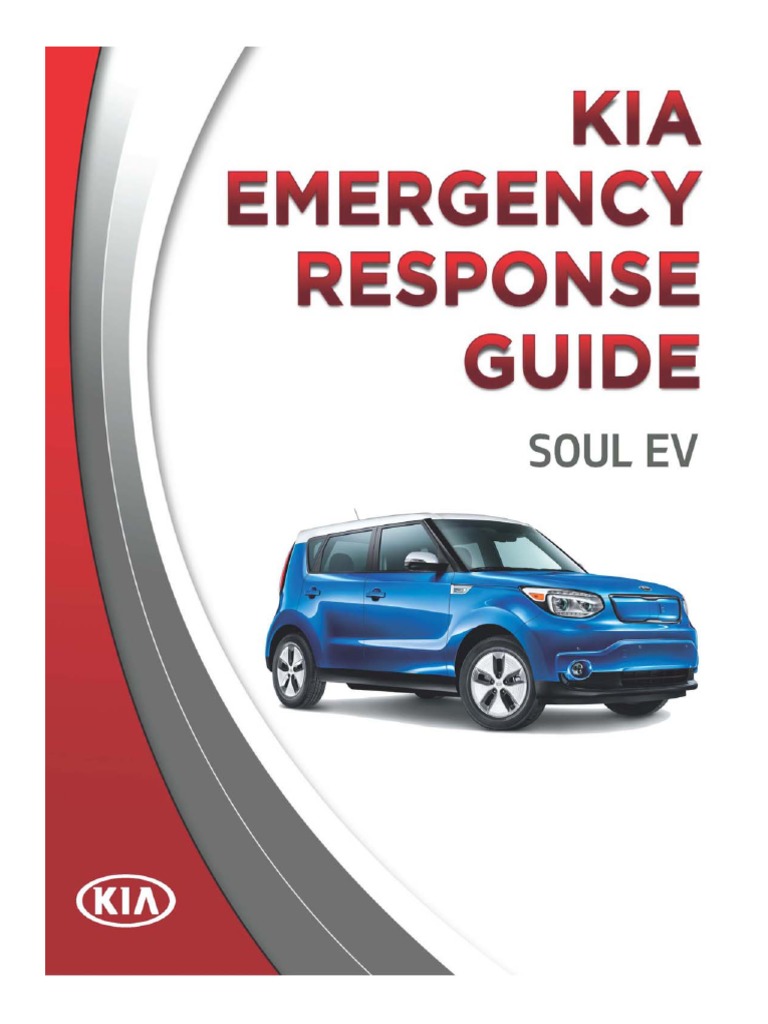Kia Soul EV Emergency Response Guide | PDF | Airbag | Battery Charger