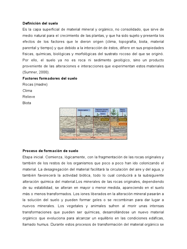 Génesis Del Suelo. | PDF | Suelo | Roca (geología)
