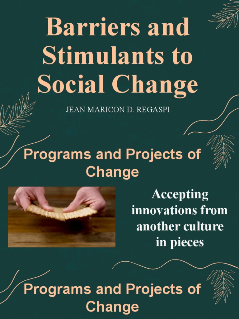 Barriers of Change | PDF | Innovation | Leadership