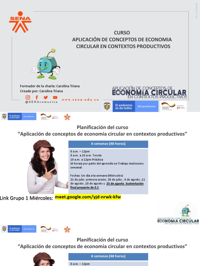 Circularidad y 9Rs - SENA MADS | PDF | Reciclaje | Naturaleza