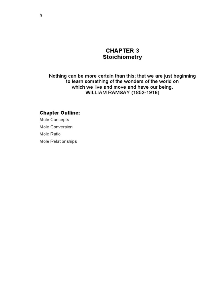 CHE 203 Chap 3 Part 1 | PDF | Solubility | Mole (Unit)