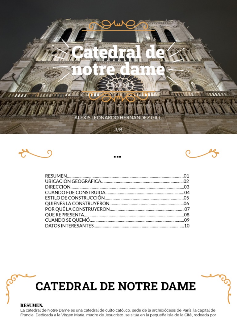 Catedral de Notre Dame. | PDF